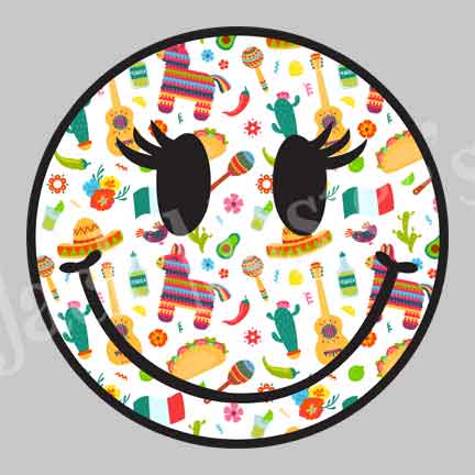 MEXICAN SMILEY FACE DTF TRANSFER | Jack Master's