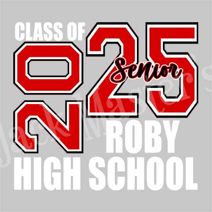 VARSITY SENIOR GRADUATE DESIGN 2025 - ROBY LIONS DTF TRANSFER | Jack ...