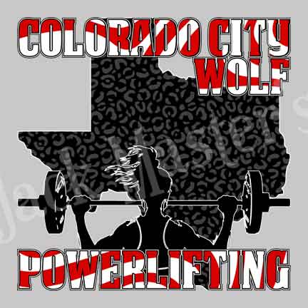 POWERLIFTING TEXAS - COLORADO CITY WOLVES DTF TRANSFER | Jack Master's