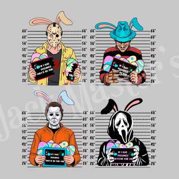 HORROR EASTER CHARACTER DTF TRANSFER | Jack Master's