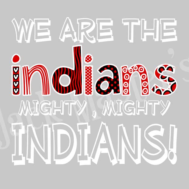 MIGHTY MIGHTY -JIM NED INDIANS DTF TRANSFER | Jack Master's