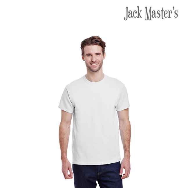 G500 - WHITE - GILDAN HEAVY COTTON TSHIRT | Jack Master's