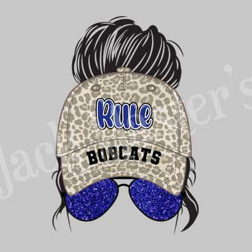 Baseball Cap Mom - Rule Bobcats - DTF Transfer | Jack Master's