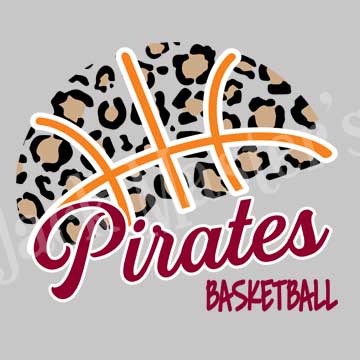 HALF BASKETBALL - EULA PIRATES DTF TRANSFER | Jack Master's