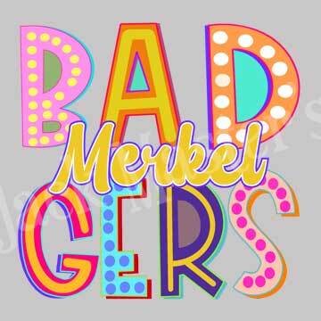 MARQUEE SCHOOL DESIGN - MERKEL BADGER DTF TRANSFER | Jack Master's