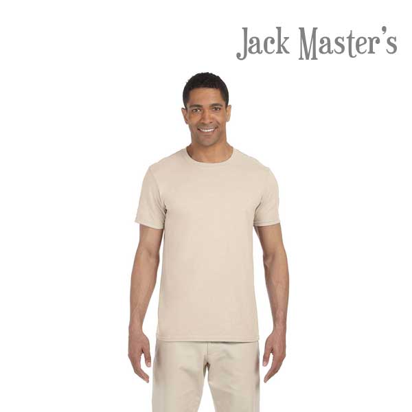 Natural Gildan Softstyle 64000 Tshirt | Jack Master's