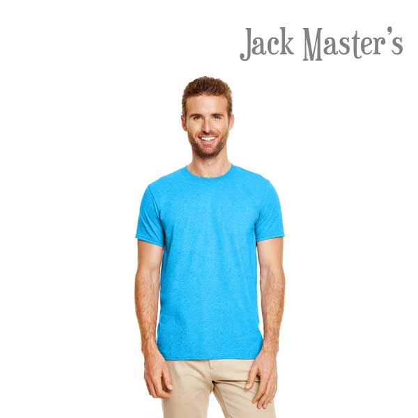Heather Sapphire Gildan Softstyle 64000 Tshirt | Jack Master's