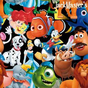 CARTOON CHARACTER CLUSTER PRINTED PATTERN HTV | Jack Master's